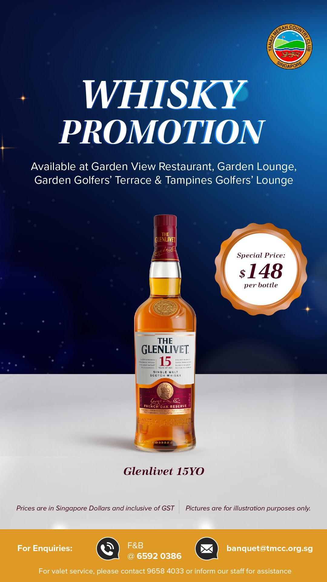 Glenlivet 15YO Whisky Promotion 2024 - TMCC