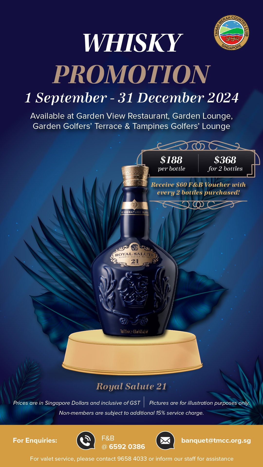 Royal Salute 21YO Whisky Promotion 2024 - TMCC