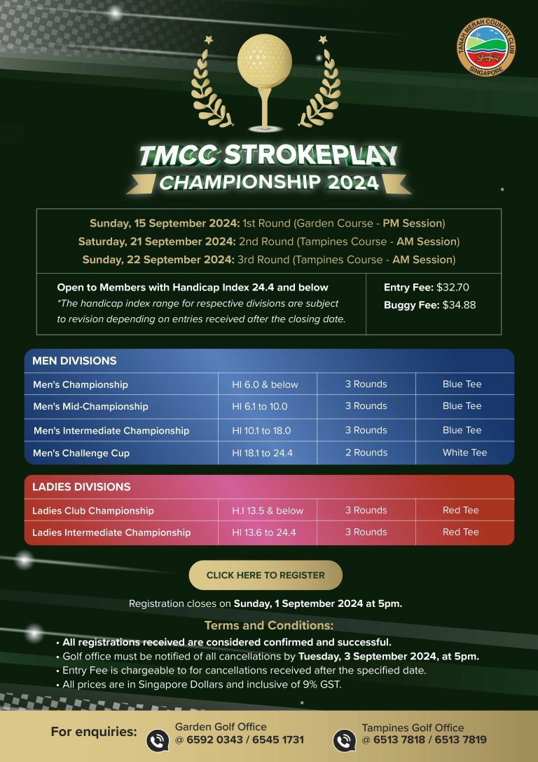 TMCC Strokeplay Championship 2024 (Round 1) - TMCC